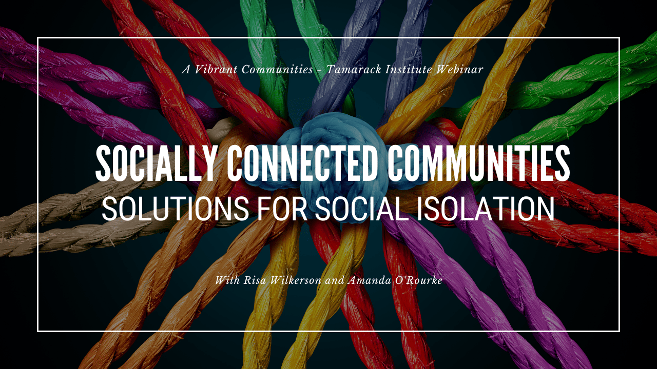 Webinar Socially Connected Communities